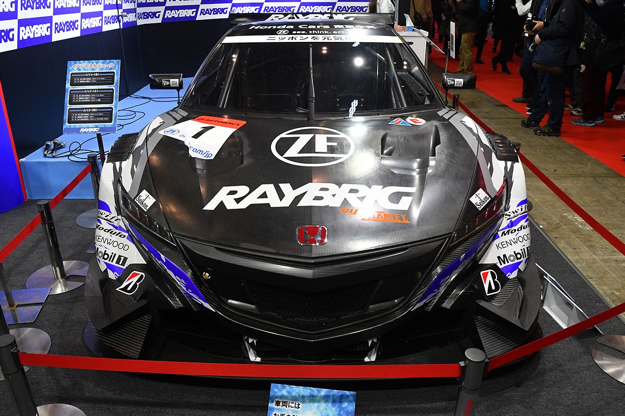 RAYBRIG NSX-GTの恒例“テスト専用カラー”が東京オートサロンに登場 | autosport web