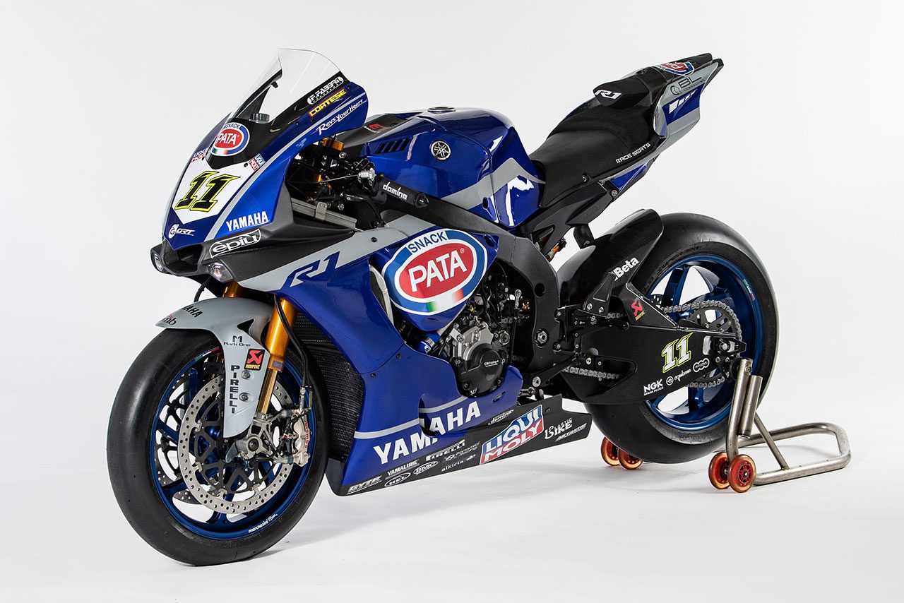 ヤマハYZF-R1 SBK仕様（GRTヤマハ・ワールドSBKカラー サンドロ・コルテセ機） | ヤマハ、SBKの2019年体制を正式発表 ...