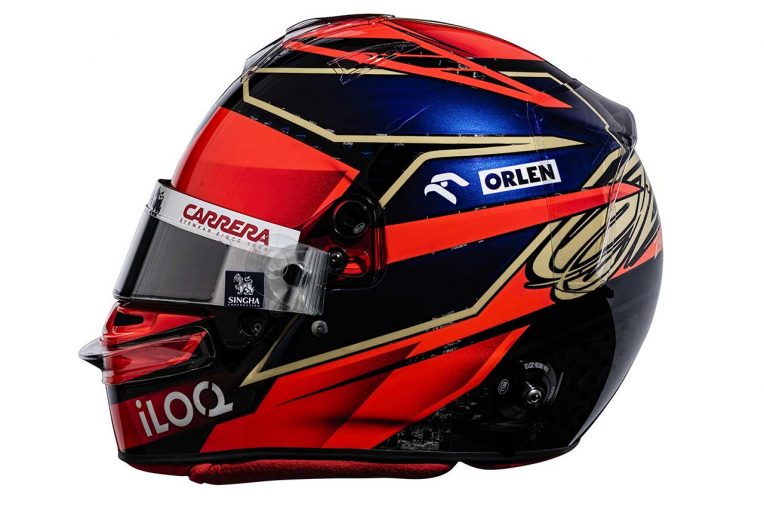 キミ・ライコネン（アルファロメオ）の2021年仕様のヘルメット | autosport web