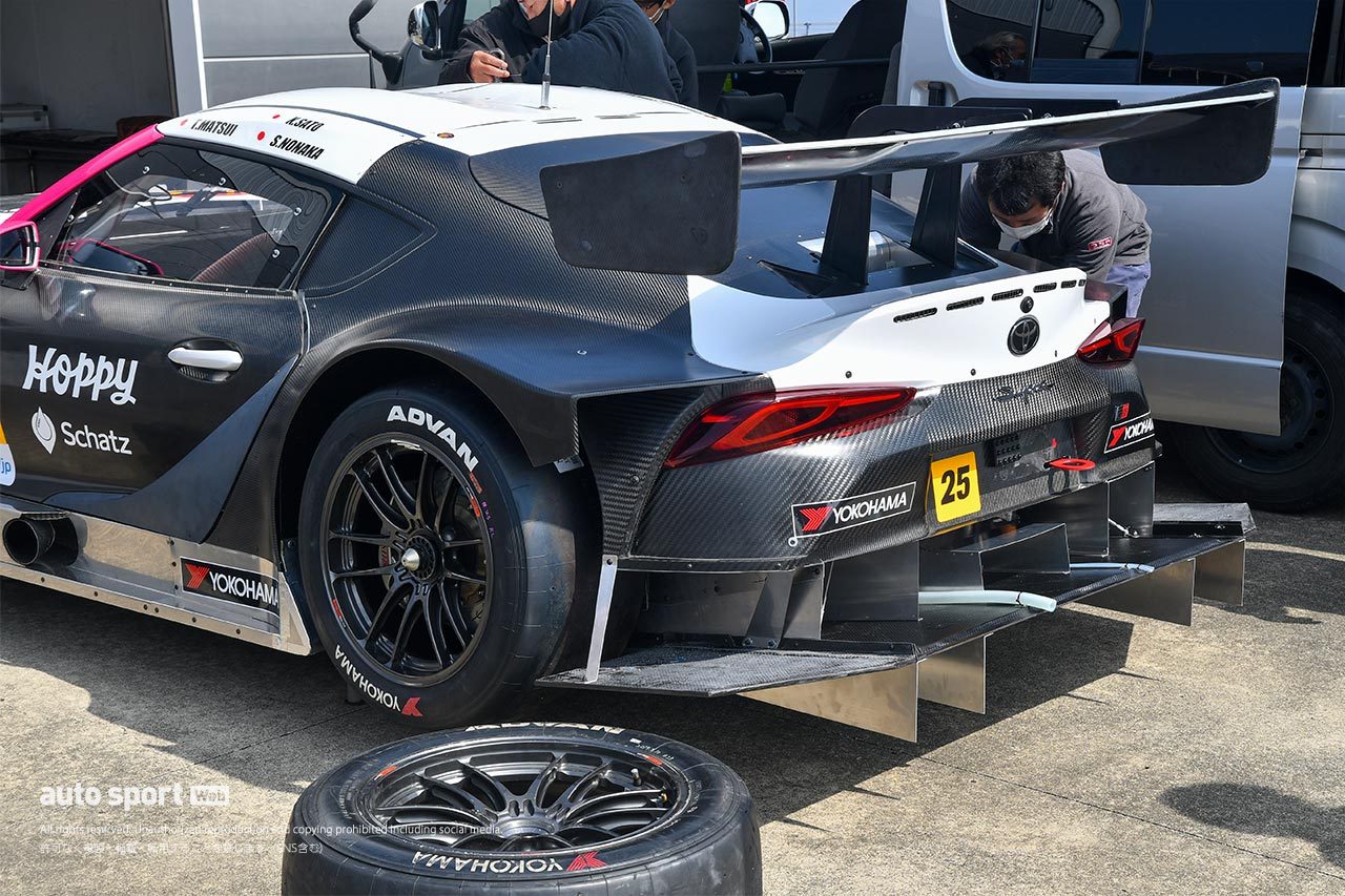 自社製作のHOPPY Schatz GR Supraがいよいよ走行へ。「つちやらしいクルマができた」 | autosport web