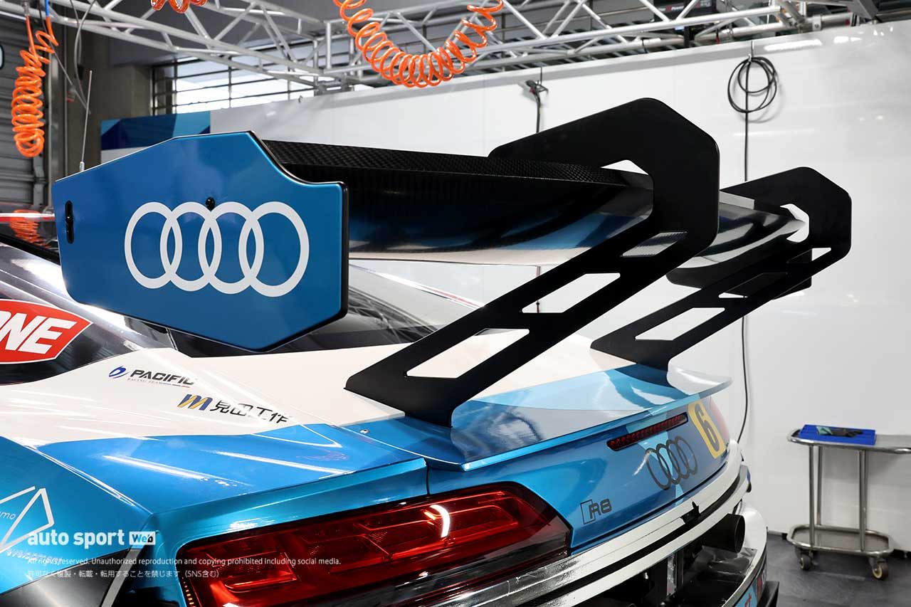 【GT300マシンフォーカス】リヤの改良で空力バランス改善。調整幅も広がったアウディR8 LMS Evo2／後編 | autosport web