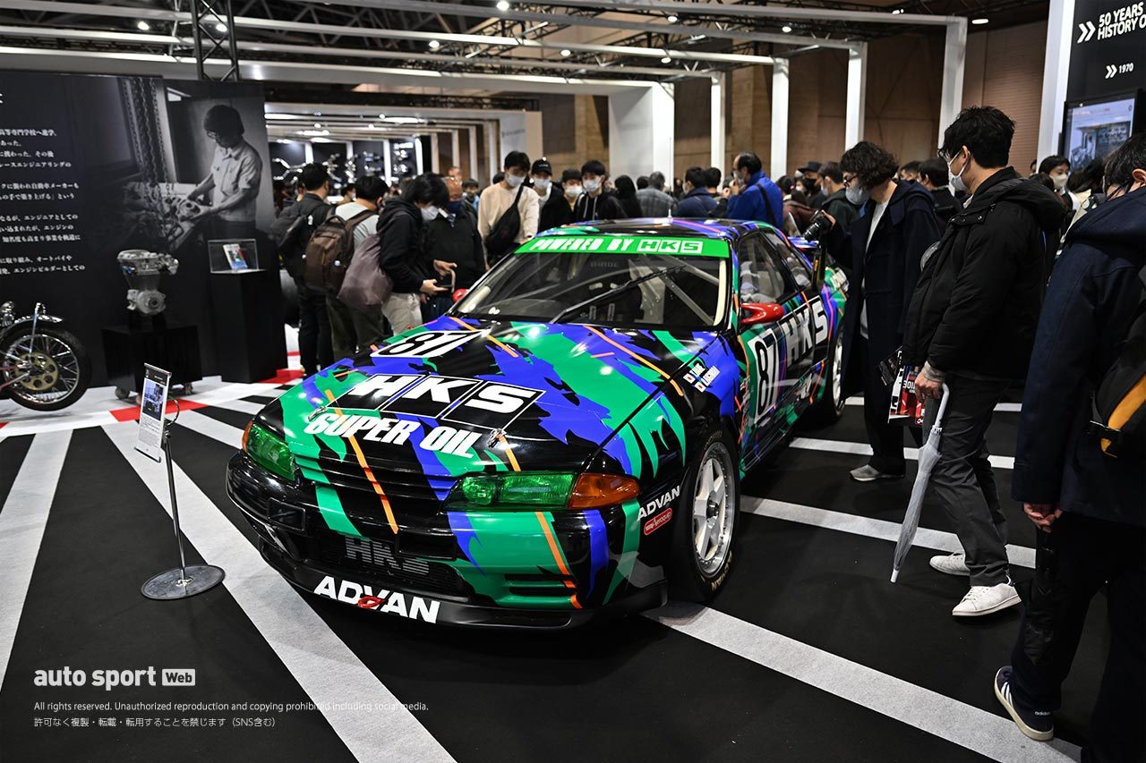 幻のF1エンジン『HKS 300E』も。東京オートサロンでHKSが創業50周年の記念展示 | autosport web