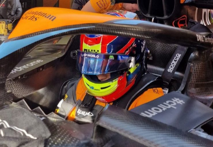 マクラーレンF1、マシンにデジタル広告パネルを搭載。スポンサーロゴを自在に変更 | autosport web