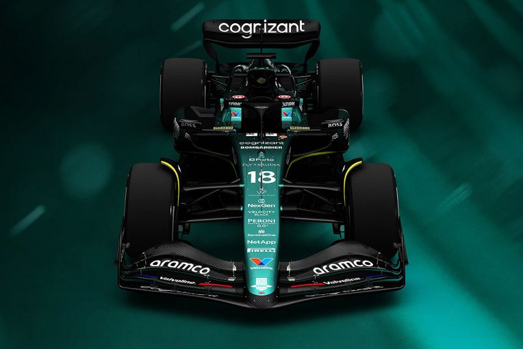 アストンマーティンF1のマシン『AMR23』／イギリスGP特別カラーリング | autosport web