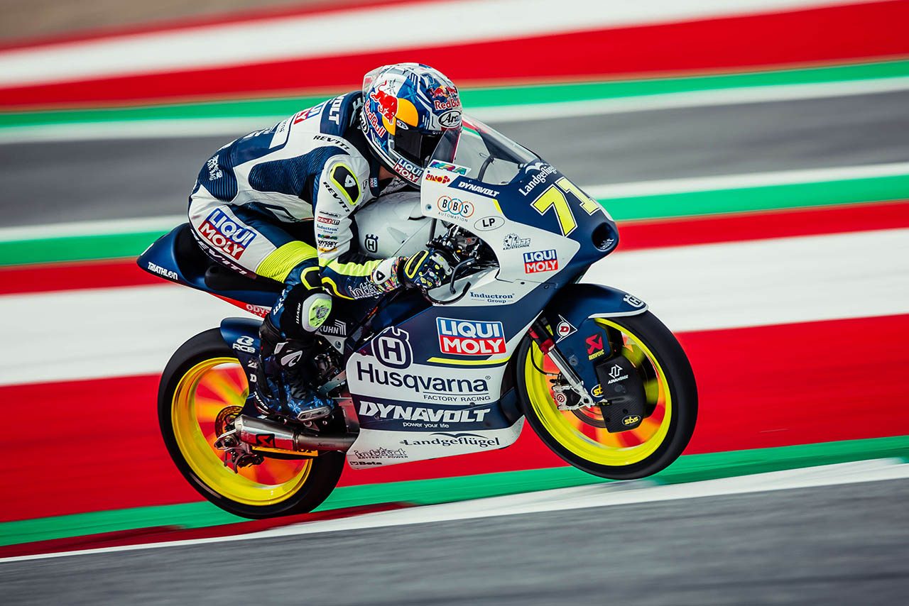 Moto3：佐々木歩夢（Liqui Moly Husqvarna Intact GP）／2023MotoGP第10戦オーストリアGP ...