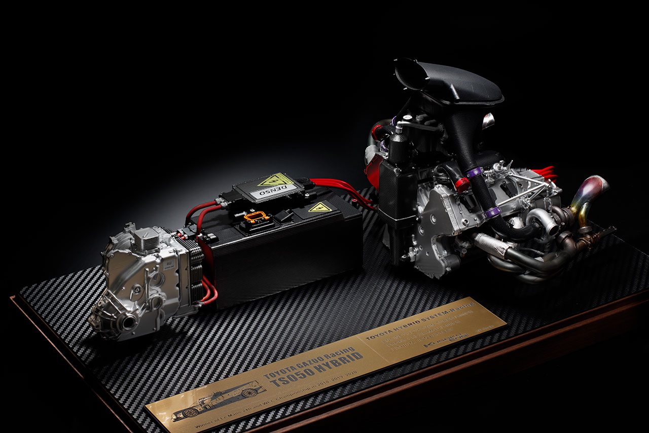 最強ハイブリッドシステムが精密模型に！ トヨタTS050 HYBRIDの1／6スケール"パワートレーン"が販売開始 | インフォメーション ...