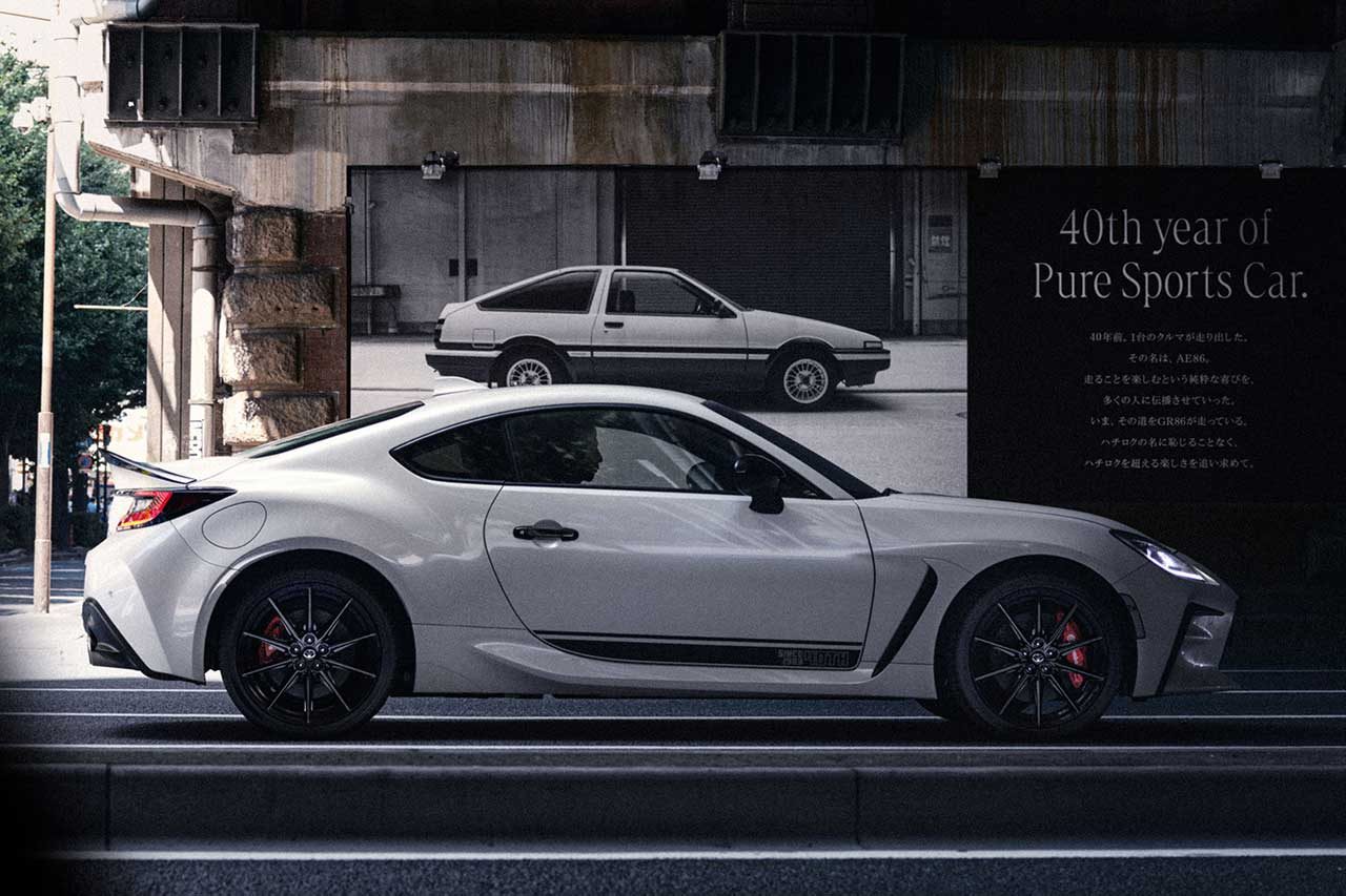 トヨタ、GR86を一部改良。祖であるAE86生誕40周年を記念する特別仕様車も追加 | autosport web