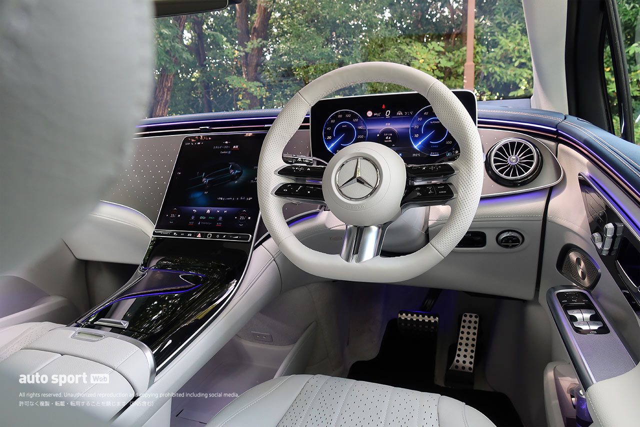 メルセデス、第四弾のEVは最新技術が集結した“空力マシン”／EQE 350 4MATIC SUV試乗 | autosport web