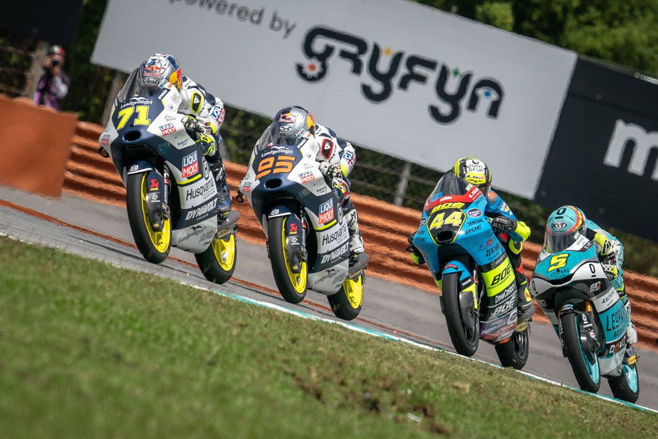 Moto3：佐々木歩夢（Liqui Moly Husqvarna Intact GP）／2023MotoGP第18戦マレーシアGP 決勝 ...