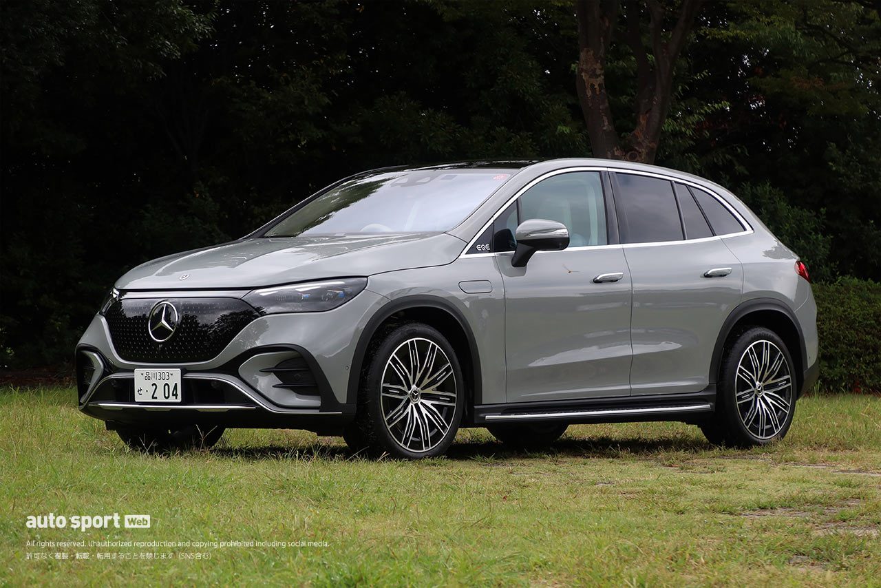 メルセデス、第四弾のEVは最新技術が集結した“空力マシン”／EQE 350 4MATIC SUV試乗 | autosport web