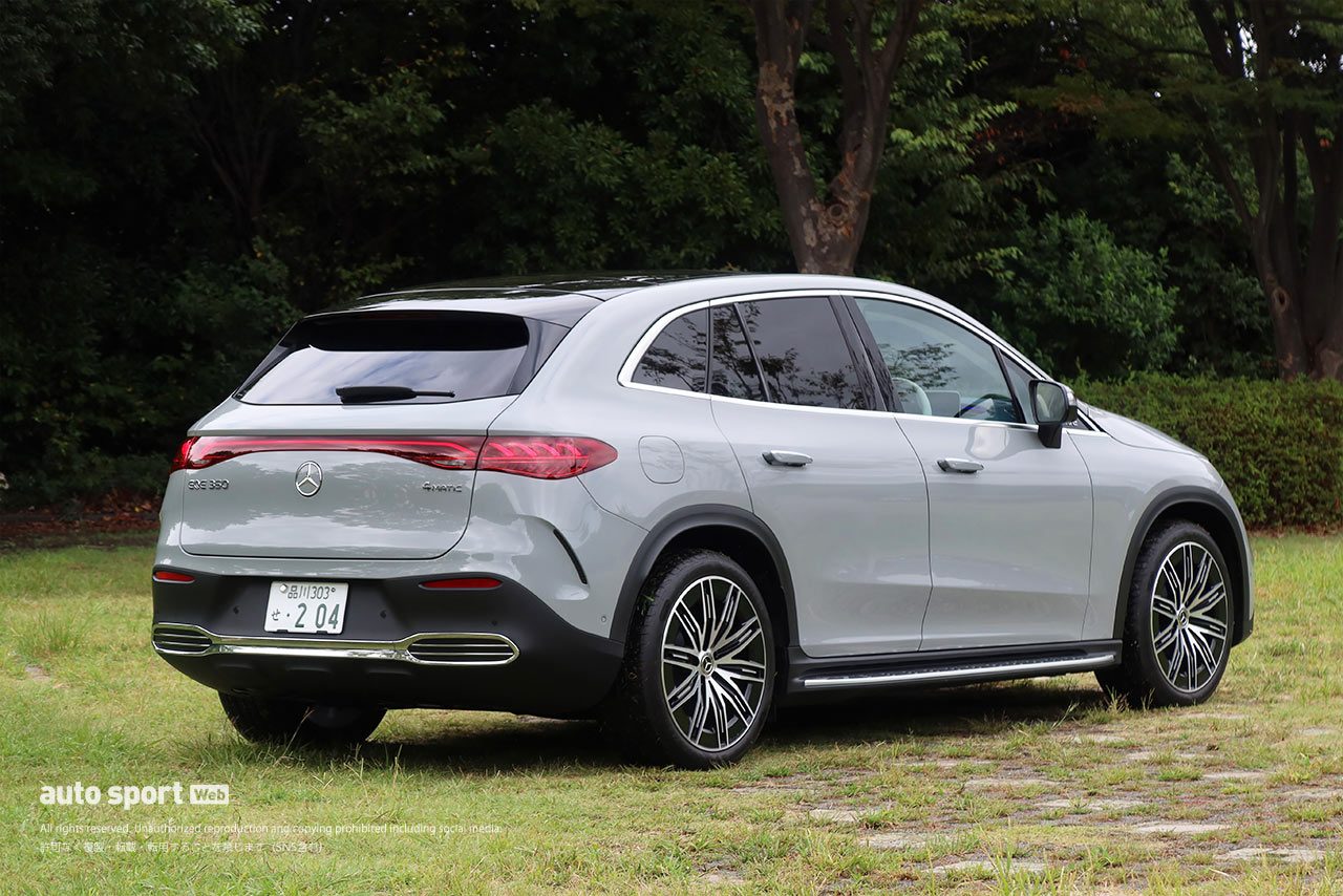 メルセデス、第四弾のEVは最新技術が集結した“空力マシン”／EQE 350 4MATIC SUV試乗 | autosport web