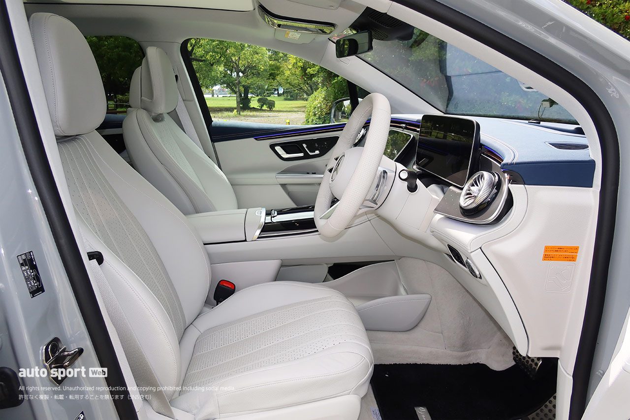 メルセデス、第四弾のEVは最新技術が集結した“空力マシン”／EQE 350 4MATIC SUV試乗 | autosport web
