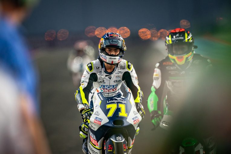Moto3：佐々木歩夢（Liqui Moly Husqvarna Intact GP）／2023MotoGP第19戦カタールGP 決勝 ...