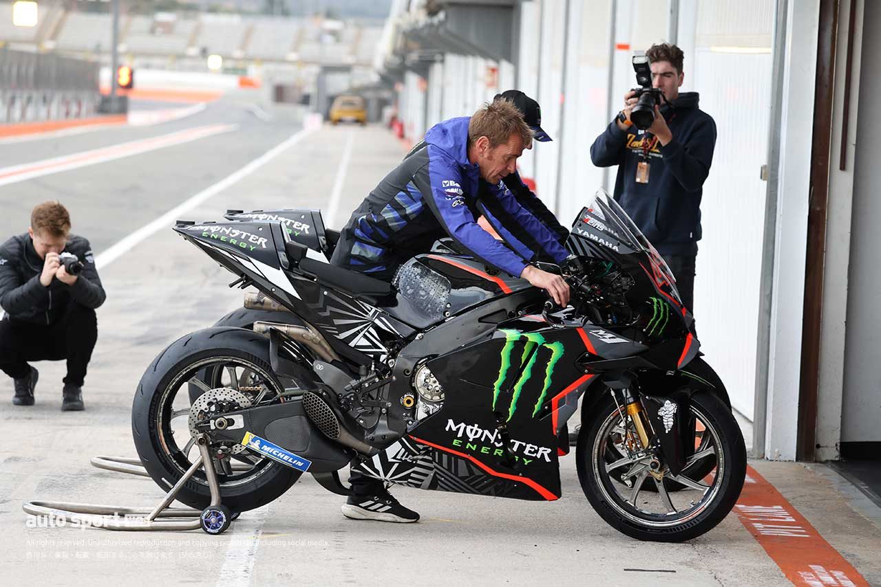 アレックス・リンス（モンスターエナジー・ヤマハMotoGPチーム）のヤマハYZR-M1／2024MotoGPバレンシア公式テスト | autosport web