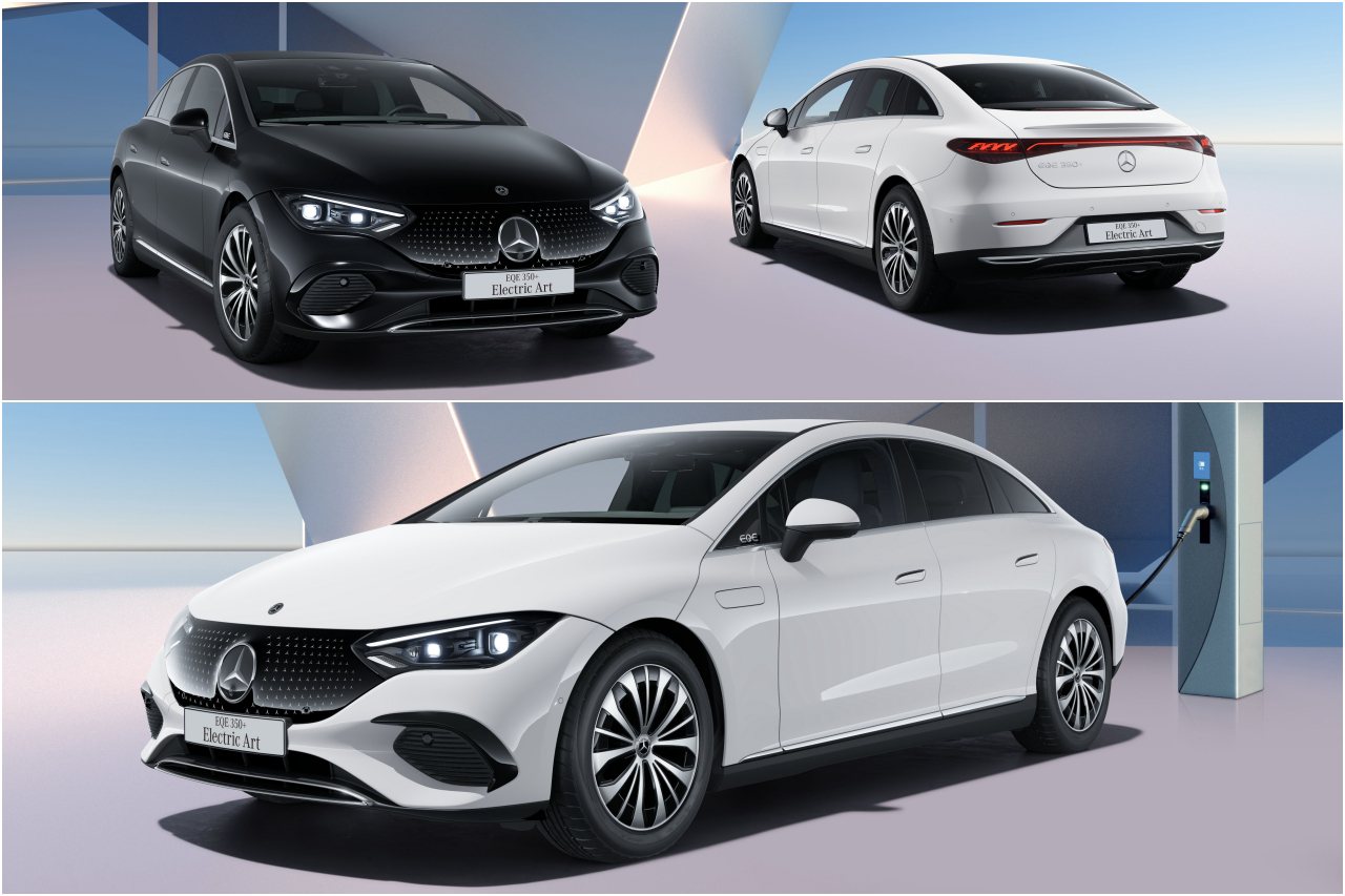 メルセデス・ベンツ、電動『EQE』にヒートポンプやスマホ開閉採用の特別仕様車"Electric Art"を設定 | autosport web