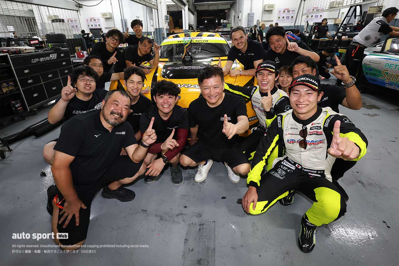 小林崇志と野村勇斗（UPGARAGE AMG GT3） | autosport web